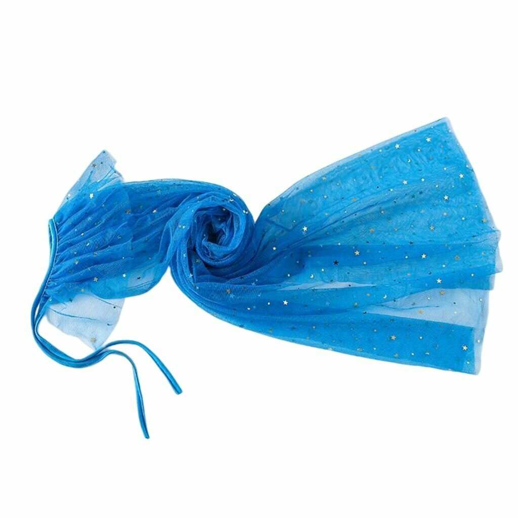 Плащ принцессы-королевский синий