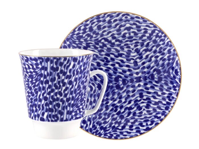 Кофейная пара "Quiet" форма майская, коллекция Настроение, Императорский фарфоровый завод, 165 мл