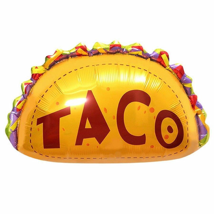 Воздушный шар Мексиканский Тако 61 см