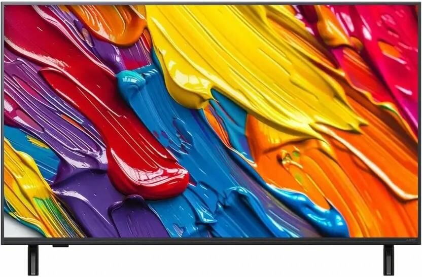 43" Телевизор LG 43QNED82A6B. ARUG QNED, 4K Ultra HD, черный титан, смарт ТВ, WebOS