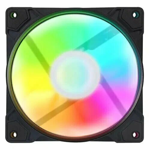 Вентилятор для корпуса GMNG GG-CF120ARGB1-PWMBK ARGB 120х120x черный 4-pin 28дБ Ret