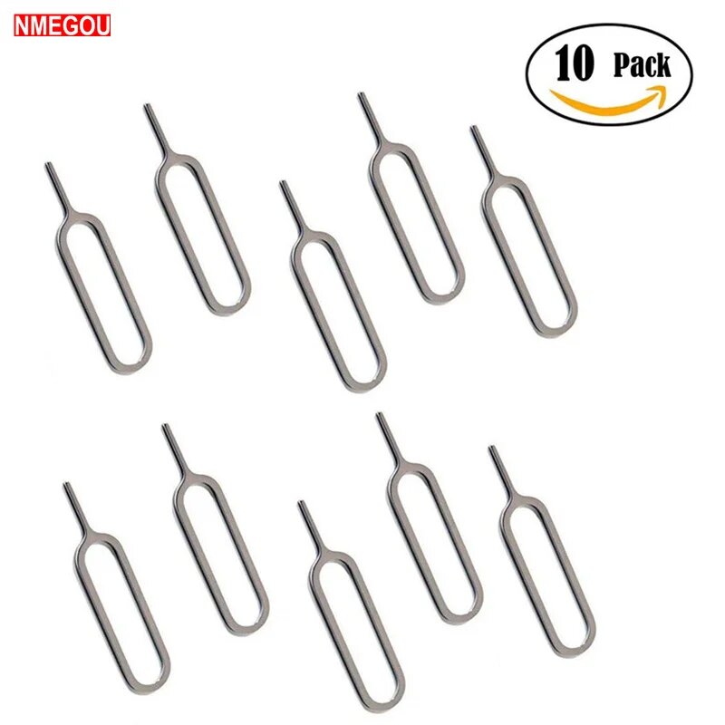 10 шт. для IPhone Sim-карты лоток открытый эжектор Pin ключ для IPhone X 8 7 6S Plus Huawei P20 P9 Pro Lite Samsung Galaxy S8 S9