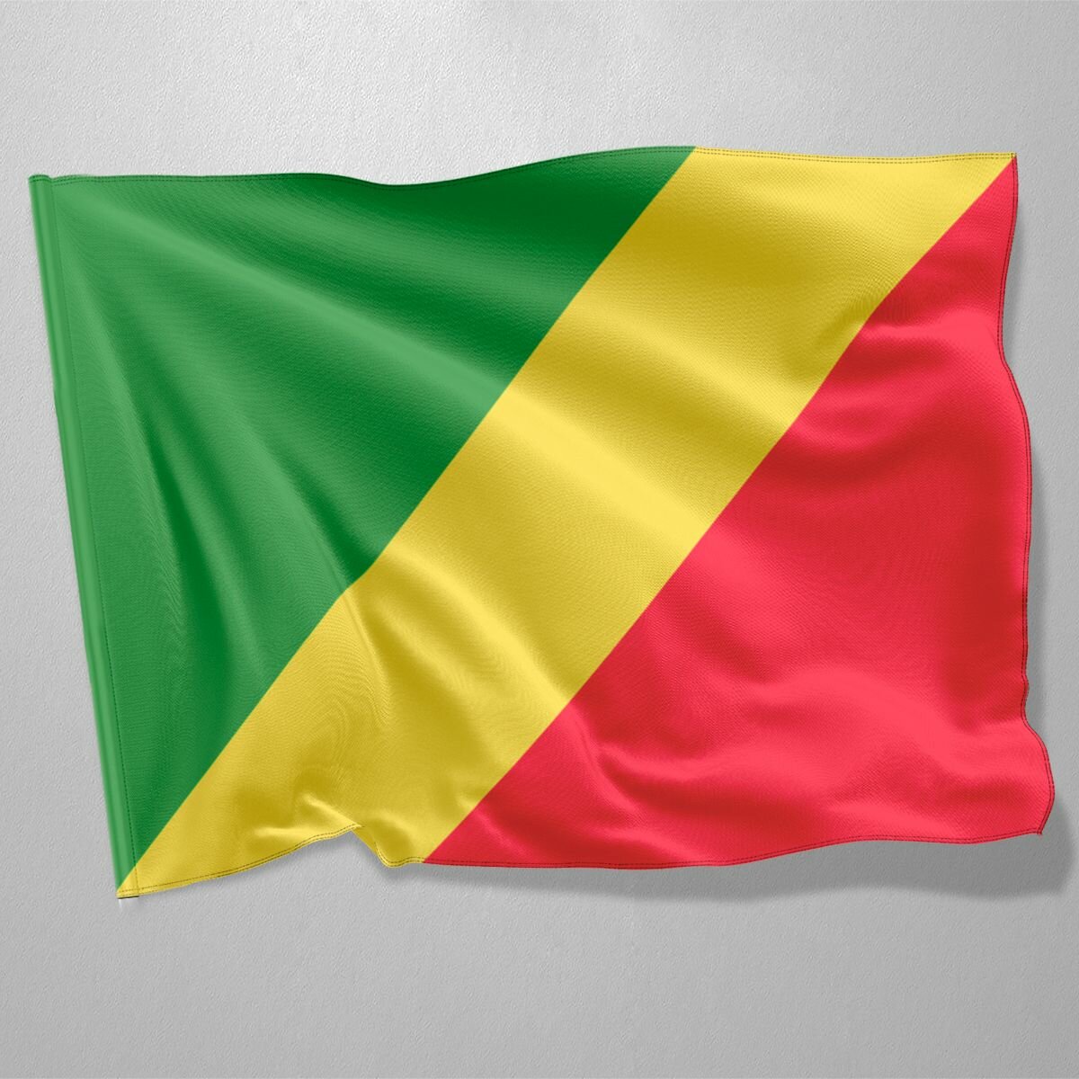 Флаг Республики Конго / 90x135 см.