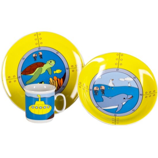 Детский набор Thun 1794 "CAIRO", декор "Черепаха", 3 предмета (ДЕТ0009)