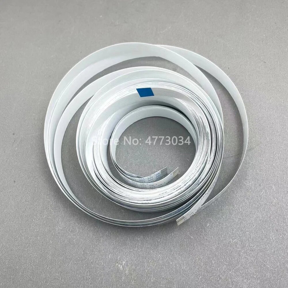 Плоский плоский кабель передачи данных для принтера Roland VS-640 FFC, 2 шт, материнская плата 12P, гибкий длинный кабель для передачи данных, 12 контактов, длина 2,6 м, одна и та же Сторона