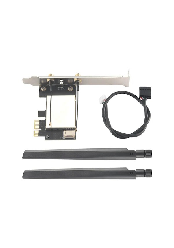 Адаптер PCIe Wi-Fi, двухдиапазонный беспроводной сетевой адаптер Bluetooth, ретранслятор для настольного ПК AX200 9260AC