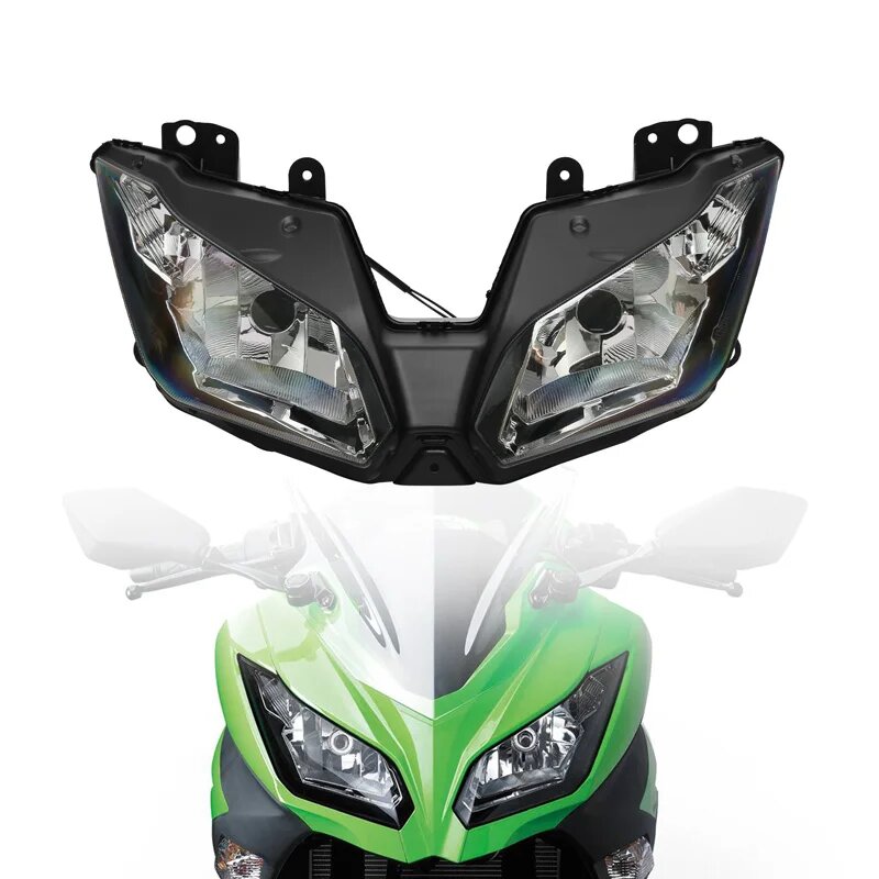 Передняя фара в сборе, подходит для KAWASAKI NINJA 300 2013-2017 2016 2015 14