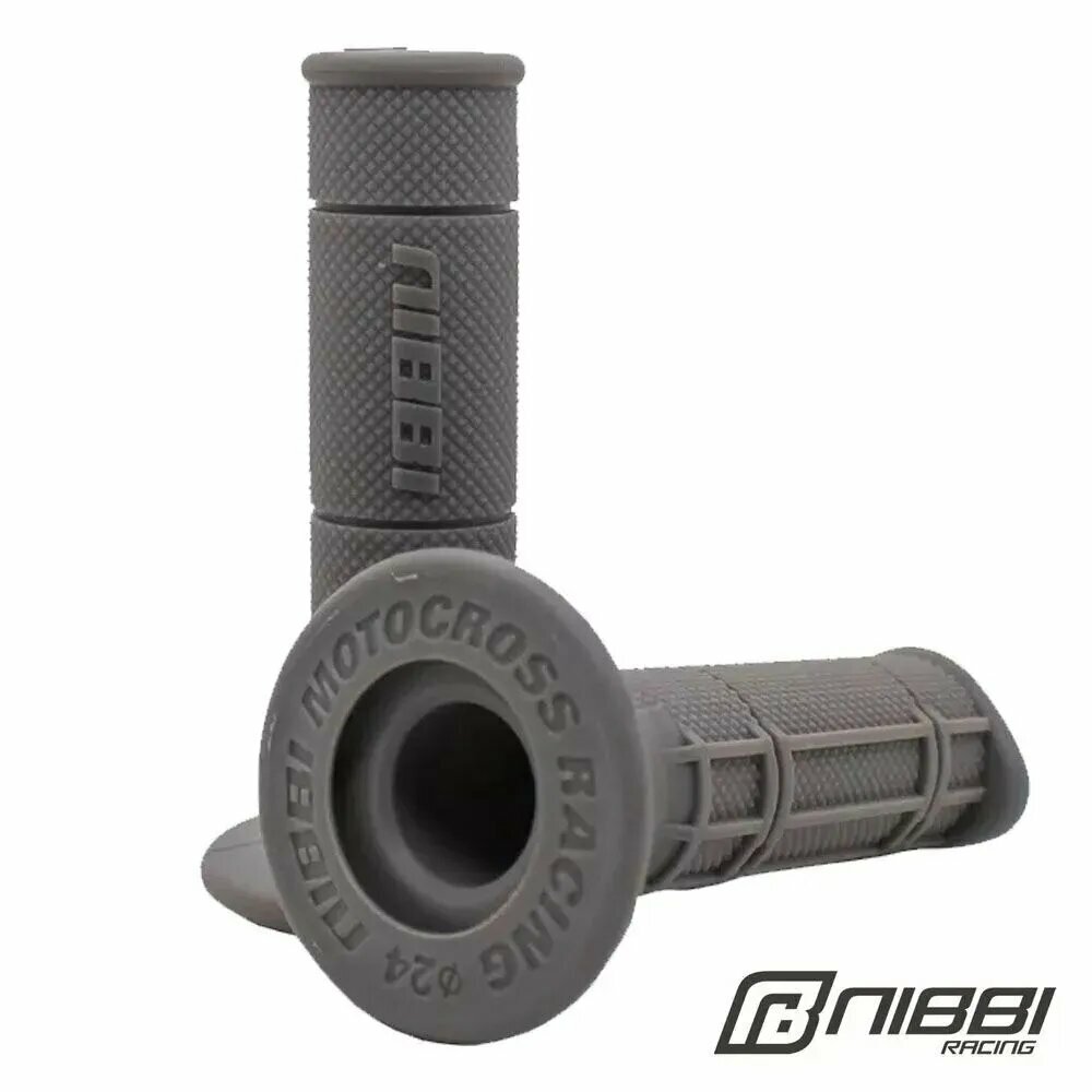 Грипсы для мотоцикла Y184, NIBBL 203605-6, резина, серый, 117мм