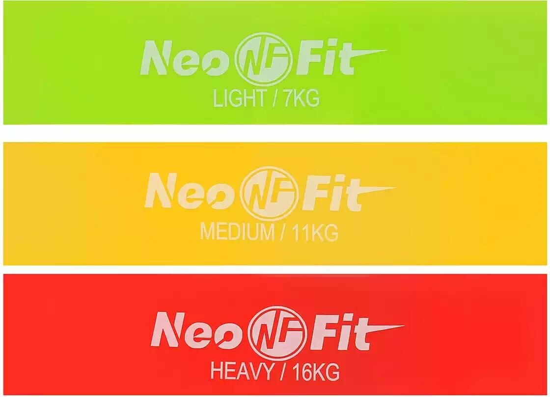 Набор эспандеров КНР для фитнеса, комплект 3 шт, 7, 11, 16 кг