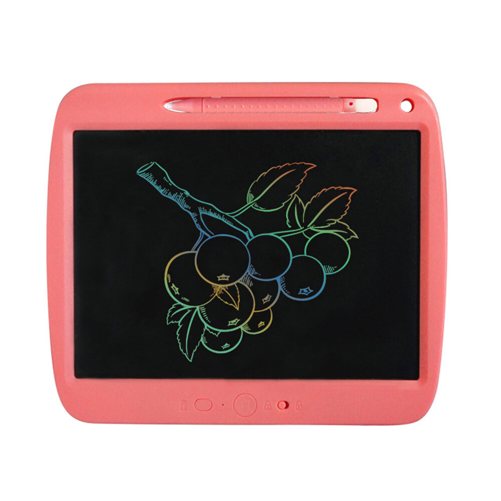 LCD Writing Tablet 9 Inch Partly Erasable -sensitive Drawing and Writing Board Case Color Black Blue Orange Pink Handwriting Color Single-colored Line Multicolored Line Case Material ABS Panel Flexible LCD Screen Putput 600g Reflective