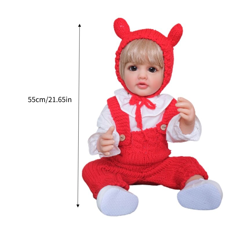 NPK Кукла Бетти из силикона, 55 см, идеальна для детей 4-6 лет