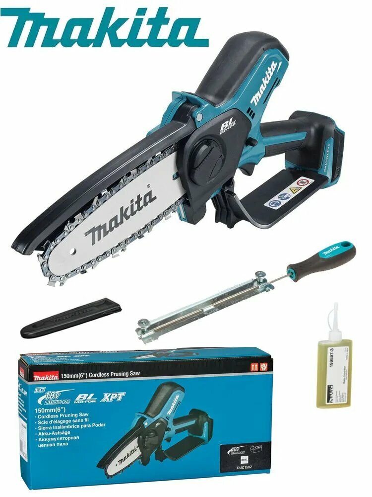Пила цепная аккумуляторная Makita DUC150Z мини-пила садовая (без зу и акб) оригинал