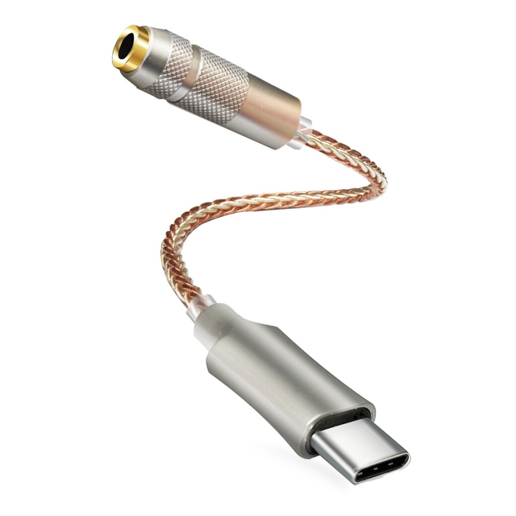 Кабель декодирования USB C для телефона TPC 3,5 мм, Усилитель EHeadphone, Чистый Звук