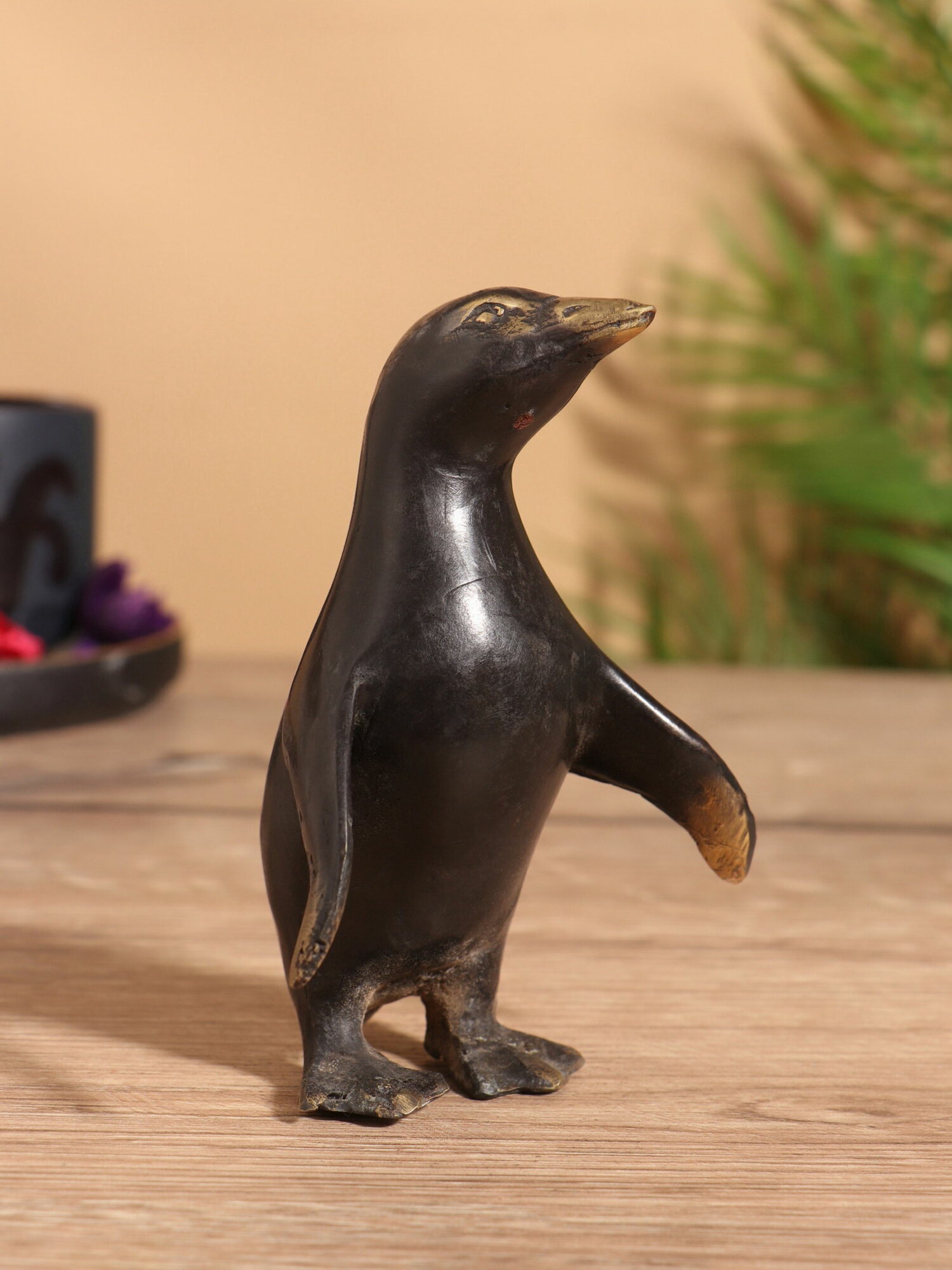 Сувенир "Пингвин", 9x8x12 см, бронза, форма фигуры: пингвин, цвет: бронзовый