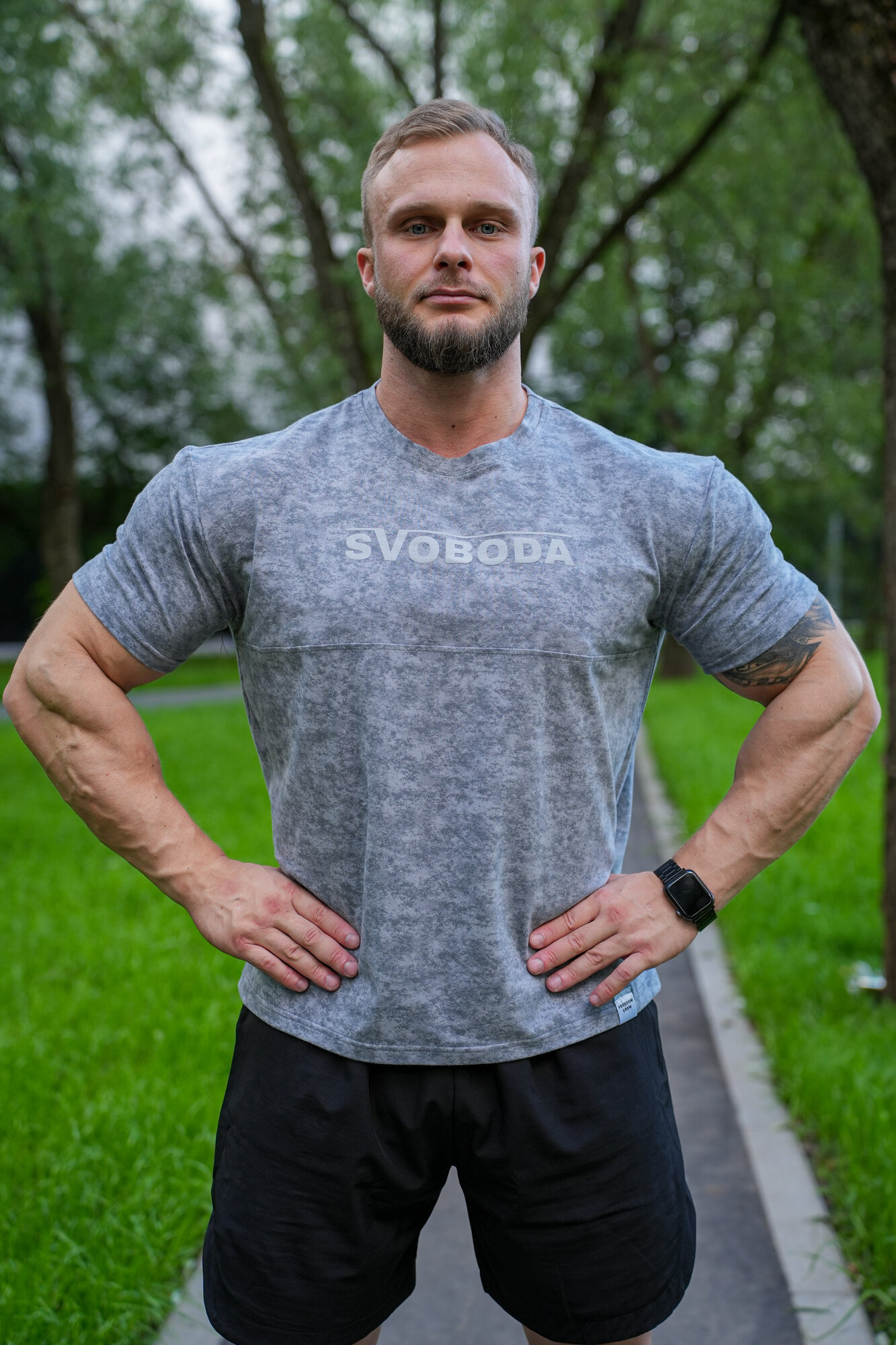 Футболка спортивная "SVOBODA"