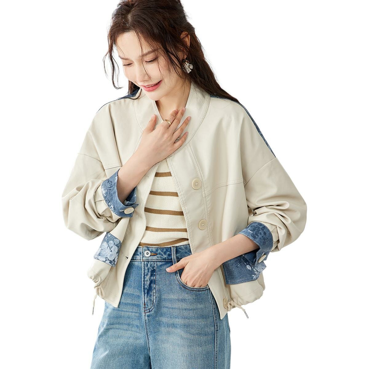 Куртка кожаная