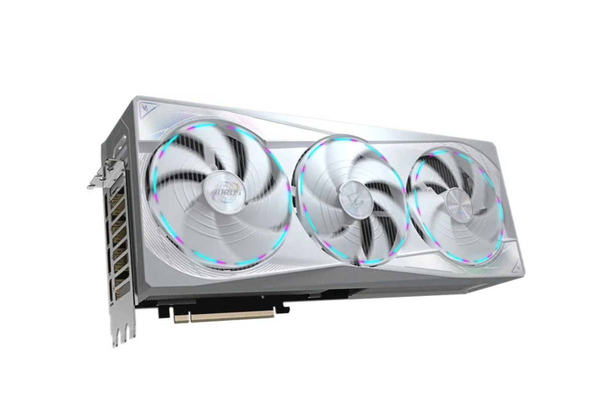 Видеокарта Gigabyte Aorus GeForce RTX 5080 Master Ice 16G GV-N5080AORUSM ICE-16GD