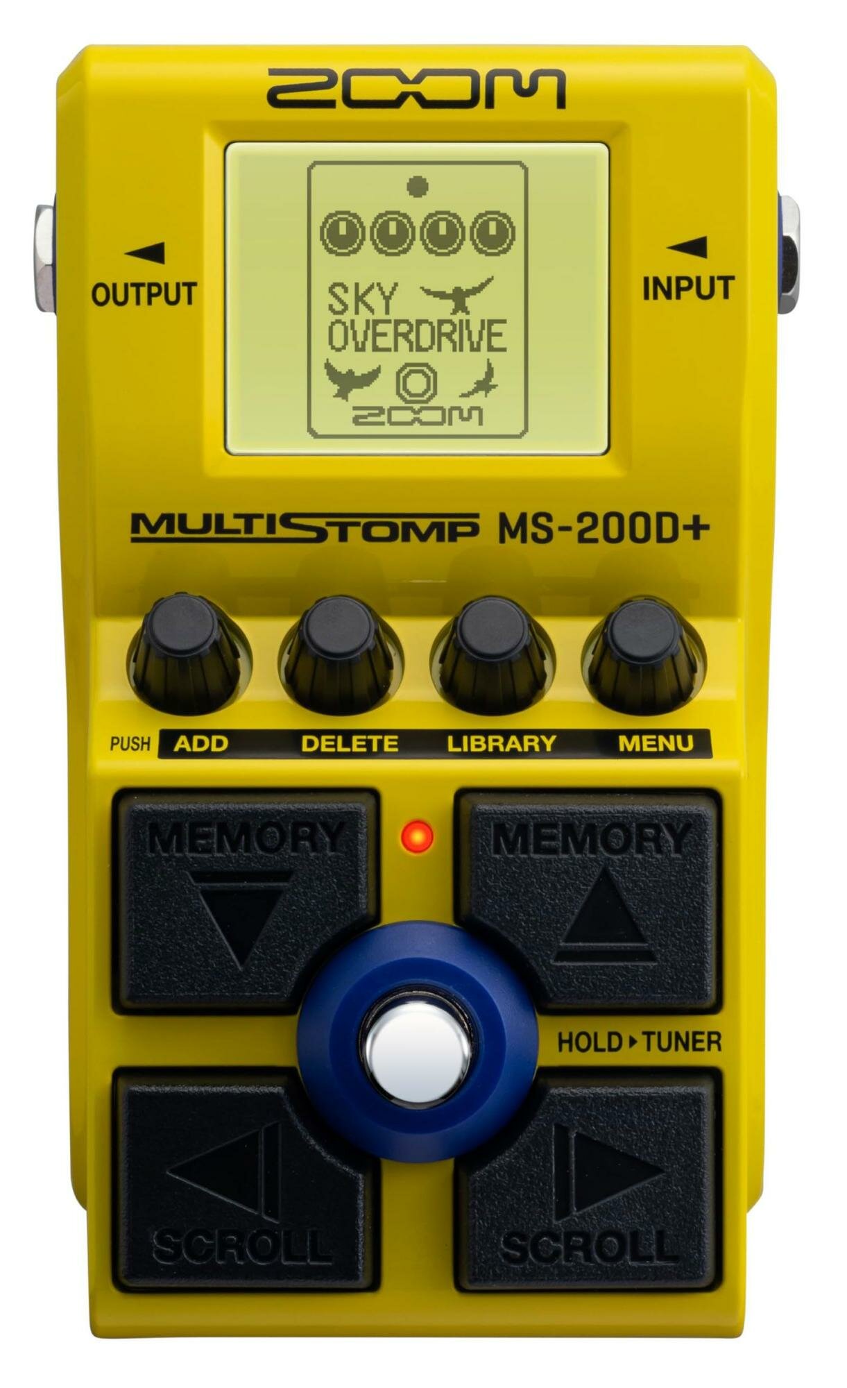 MS-200D+ компактный процессор эффектов Overdrive и Distortion для электрогитары Zoom