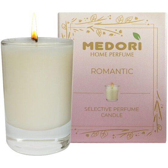 Свеча ароматическая Medori ROMANTIC, 70 мл