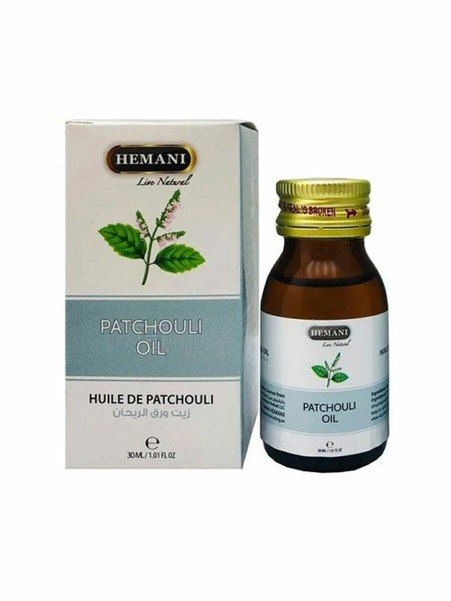 Масло Пачули Хемани / Patchouli Oil Hemani 30 мл