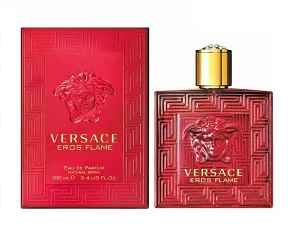 Парфюмерная вода Versace "Eros Flame", мужская, фужерная, цитрусовая, восточная, 100 мл