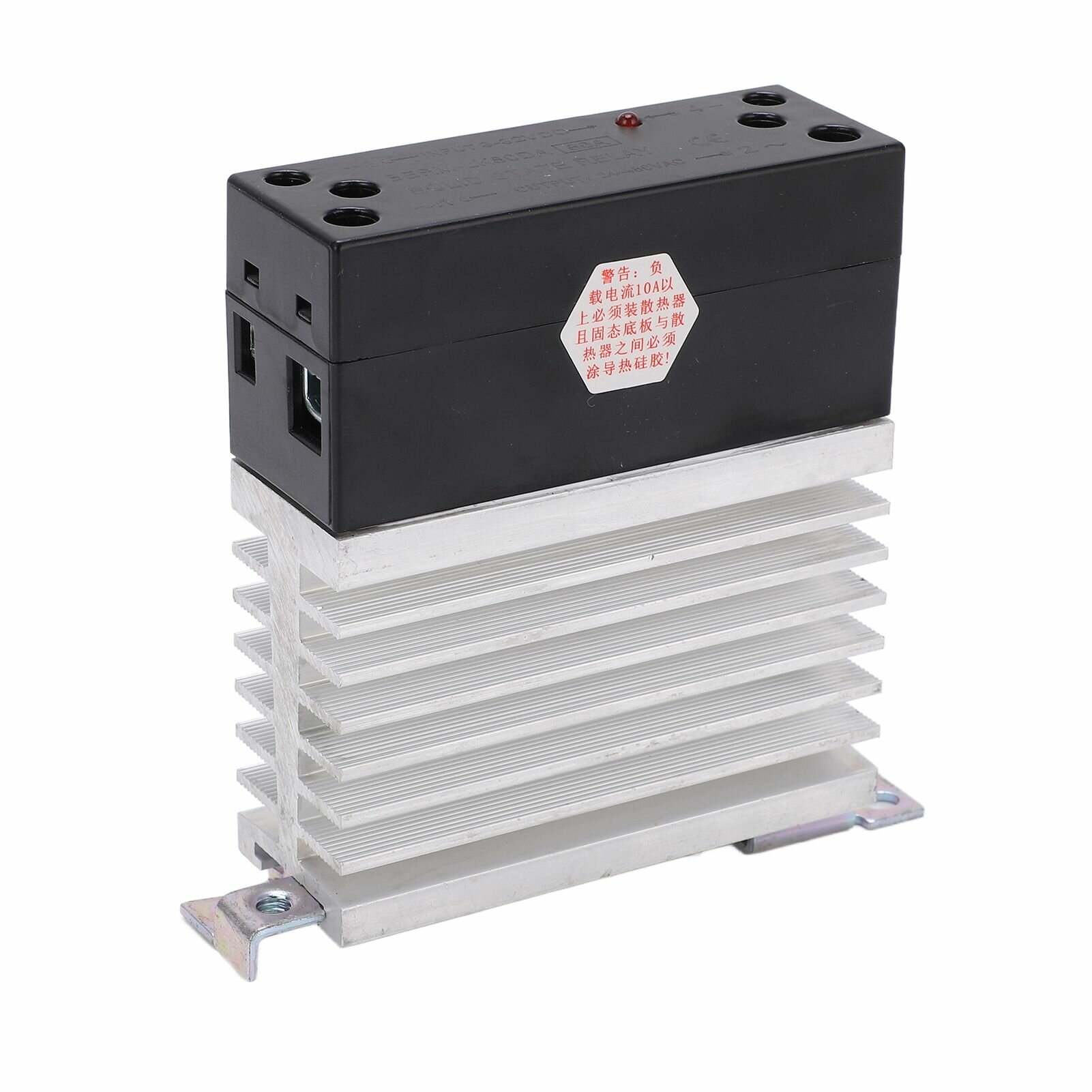 Твердотельное реле RelayLK80DA 80A, DC-AC, 24-480VAC, для рейки