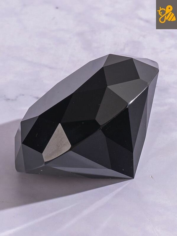 Бриллиант имитация 130 карат, синтетический, цвет прозрачный, диаметр 30 мм