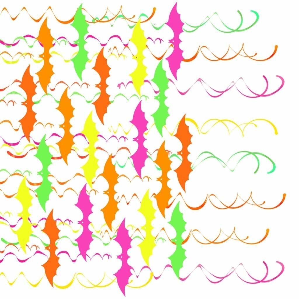 Вращающиеся светящиеся украшения летучих мышей для Хэллоуина и дней рождения