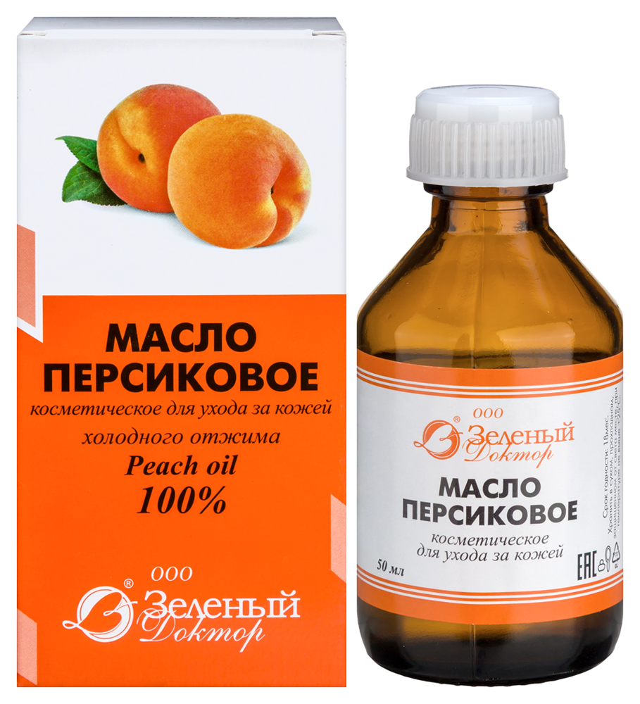 Зеленый доктор масло персиковое косметическое 50 мл