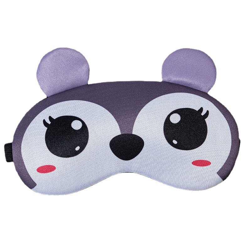 Милая мультяшная маска для сна с пандой, мягкая маска для сна для детей, светонепроницаемая маска для сна, забавная плюшевая повязка на глаза для сна и путешествий, регулируемая повязка на глаза для детей и взрослых
