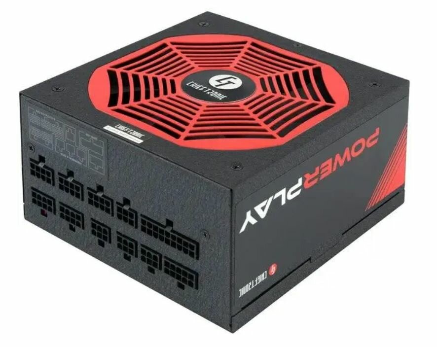 Блок питания CHIEFTEC PowerPlay GPU-1200FC (POWERPLAY GPU-1200FC) черный - 1200 Вт, 80+ Platinum, ATX 24-пин, 4 pin + 4 pin CPU, 9 SATA, 4 x 6+2 pin PCI-E