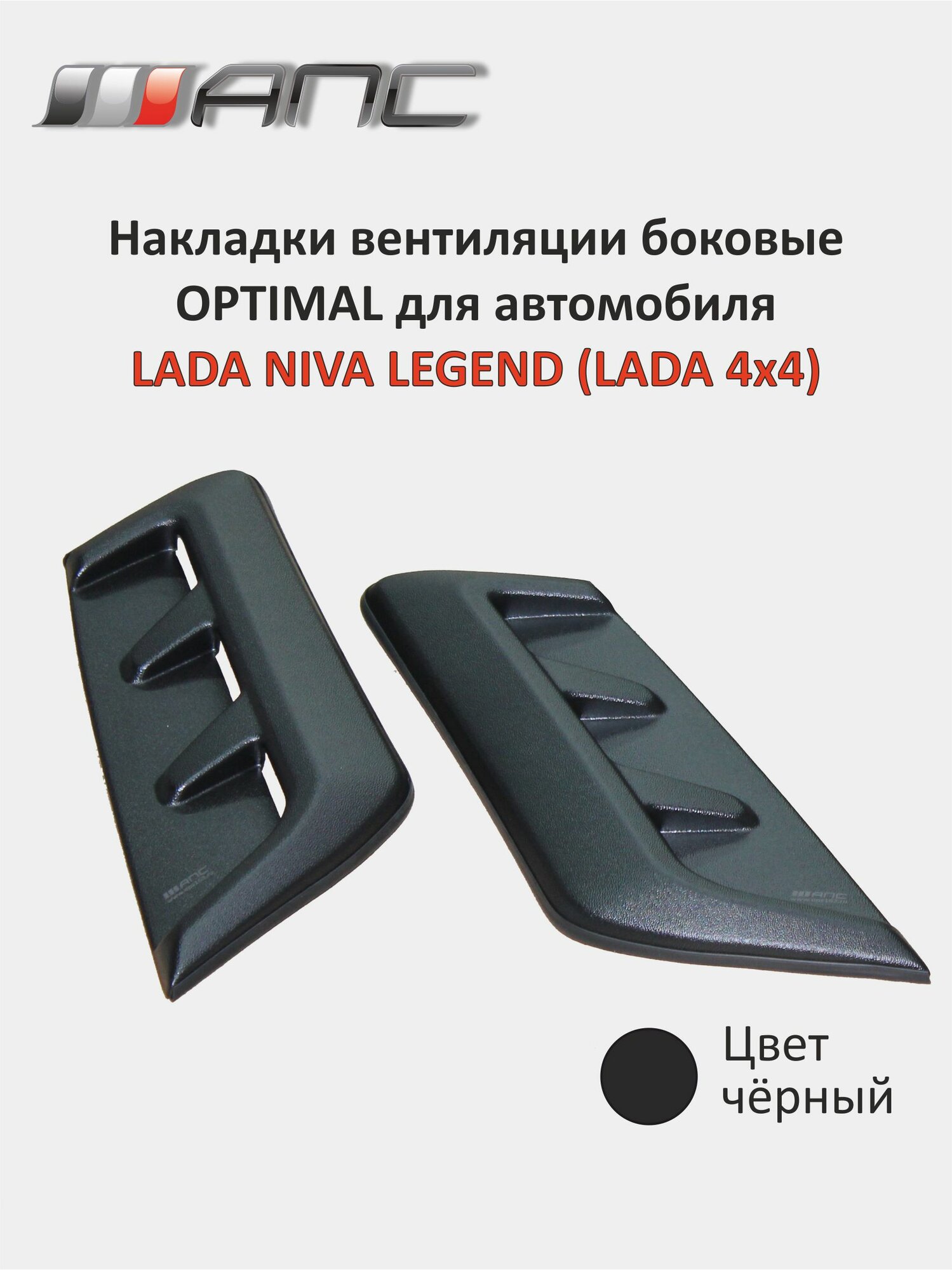 Накладки вентиляции салона боковые OPTIMAL для Лада Нива, Урбан, Легенд, 2121