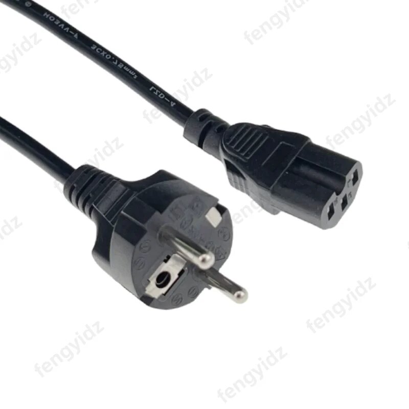 1,8 м европейские силовые кабели Schuko, Европейский шнур питания CEE7/7, шнур питания ЕС в C15 для бытовой электроники