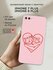 Чехол на Apple iPhone 7 Plus / Айфон 7 Плюс с принтом "Влюблённые котики рисунок...
