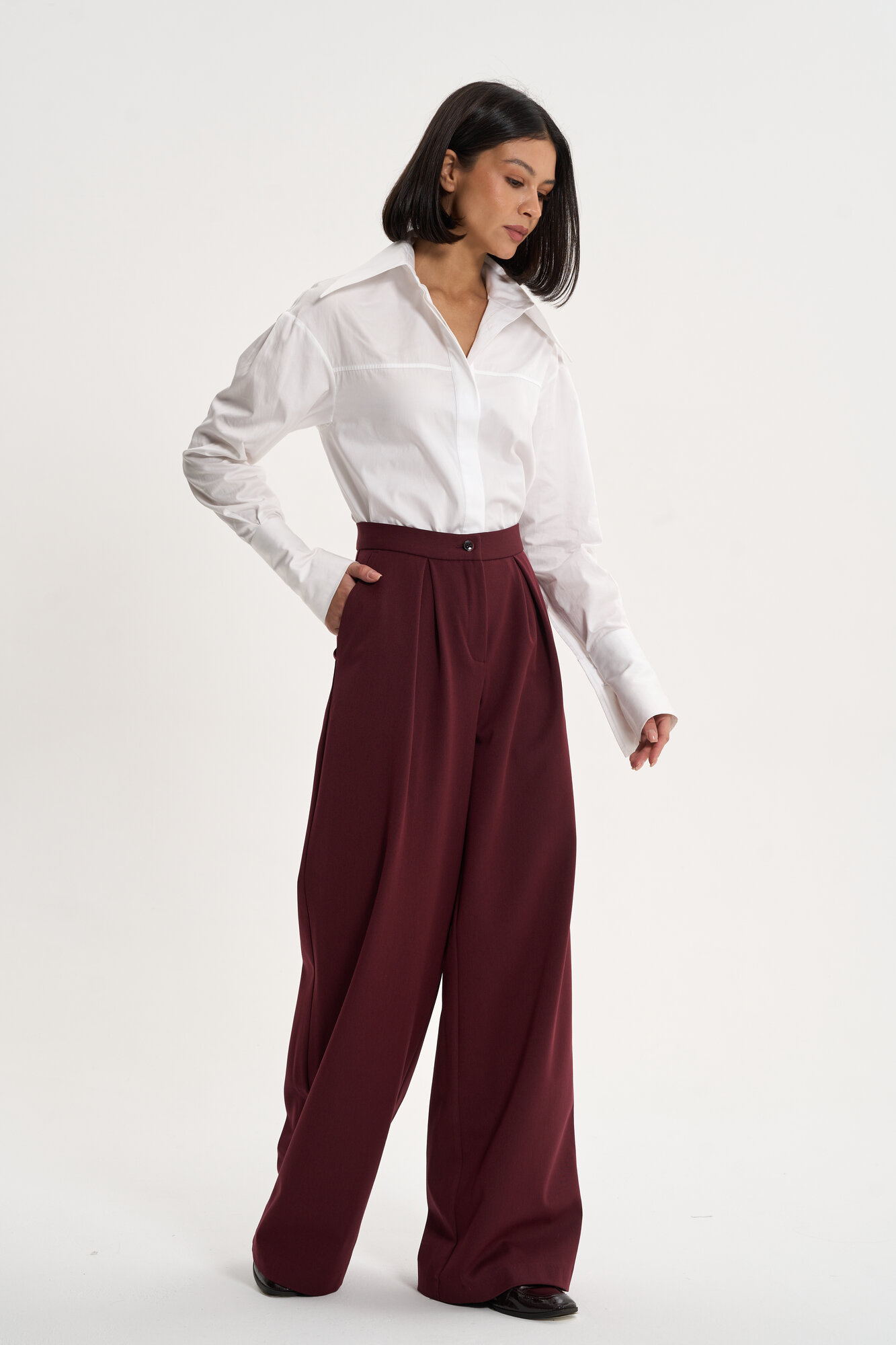 Брюки палаццо