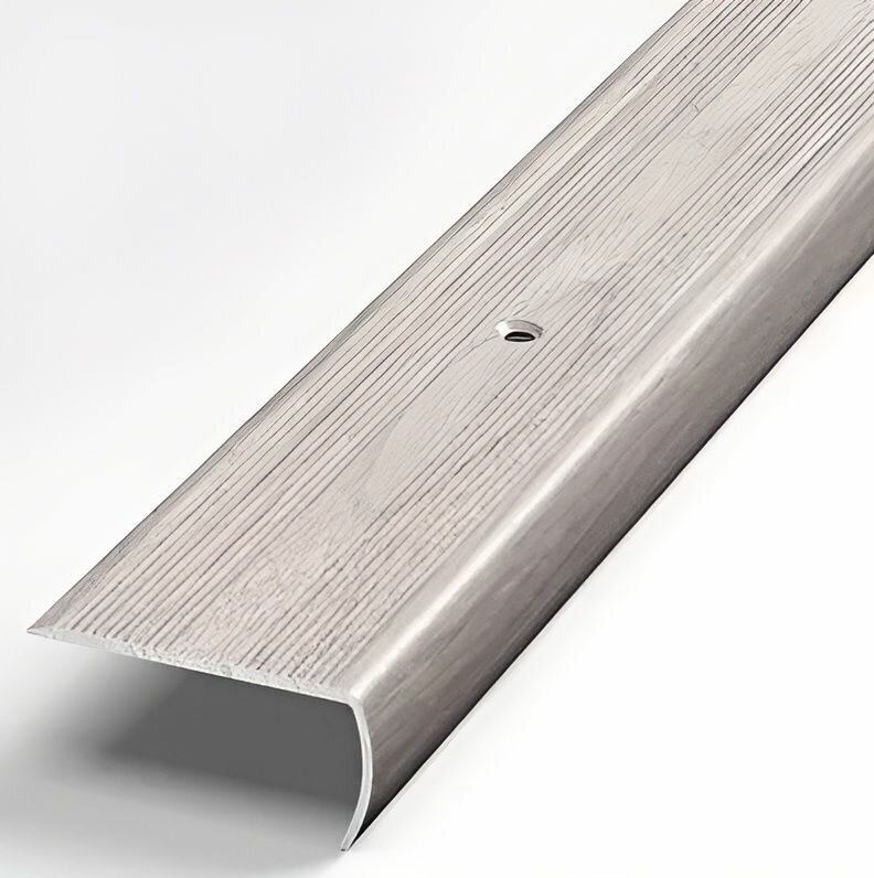 Порог угловой 20x40 мм, алюминиевый, цвет Ясень, 90 см