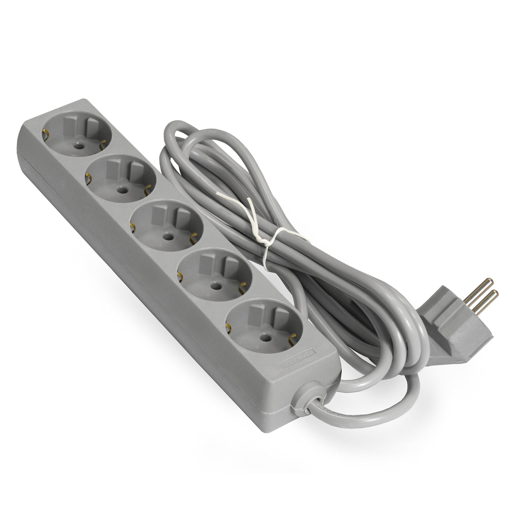 Удлинитель ExeGate ECE-5-1.8G (5 евророзеток с заземлением, 1.8м, серый) EX285820RUS