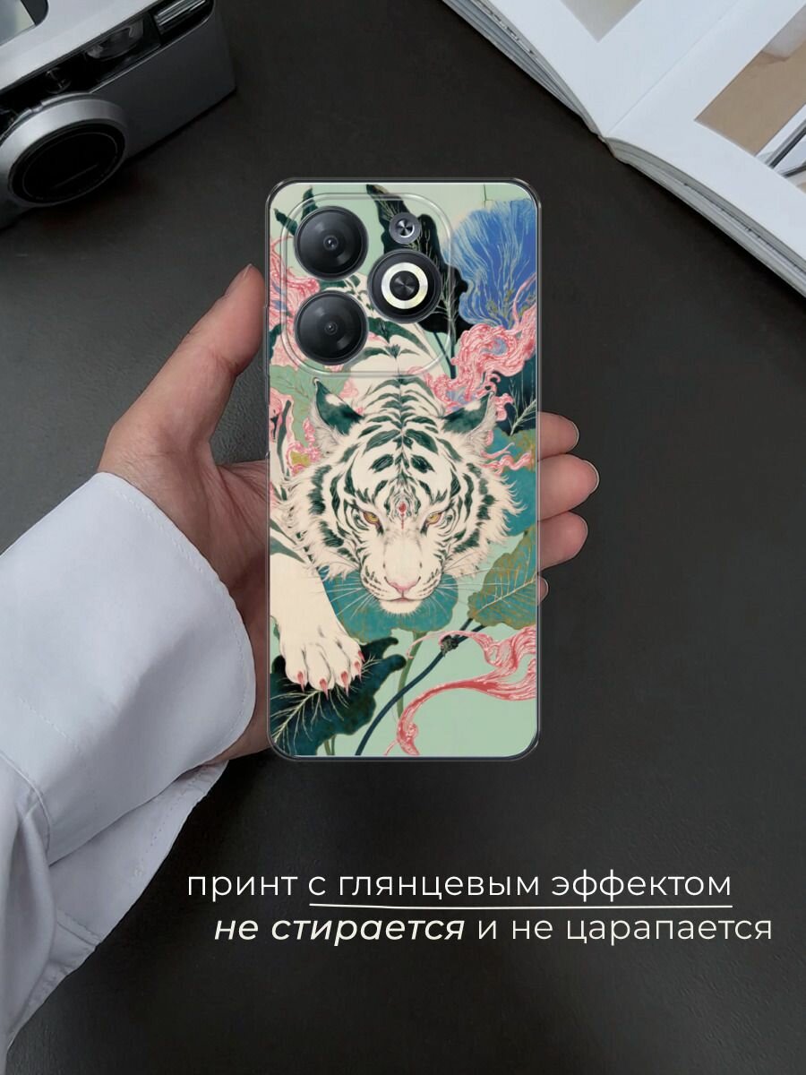 Чехол на Infinix Smart 8/8 HD/HOT 40i / Инфиникс Смарт 8/8 HD/HOT 40i с принтом "Охотник" — фото 1