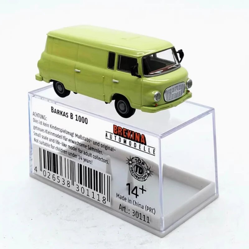 WELLY модель автомобиля Barkas B1000 1:87 пластик Зеленый, D 30111