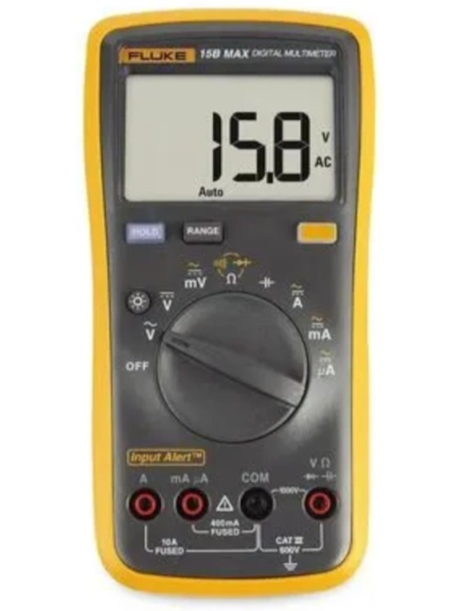 Цифровой мультиметр Fluke 15B MAX-01, с зарядным устройством