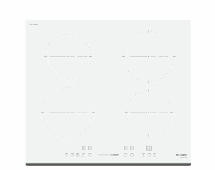 Варочная панель индукционная Hyundai HHI 6752 WG, белый