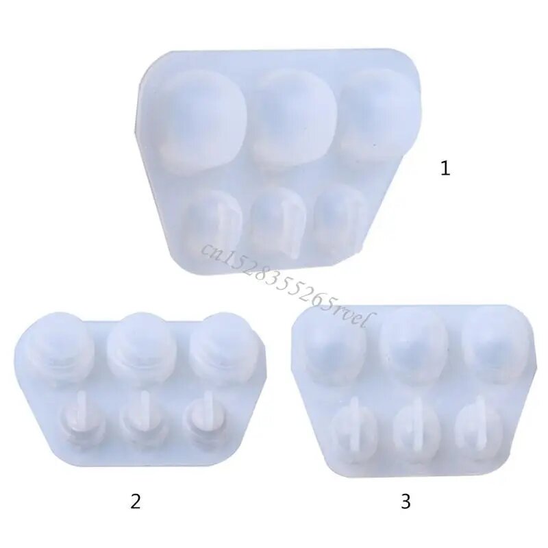 Силиконовая форма для черепа для браслетов 3-piece set