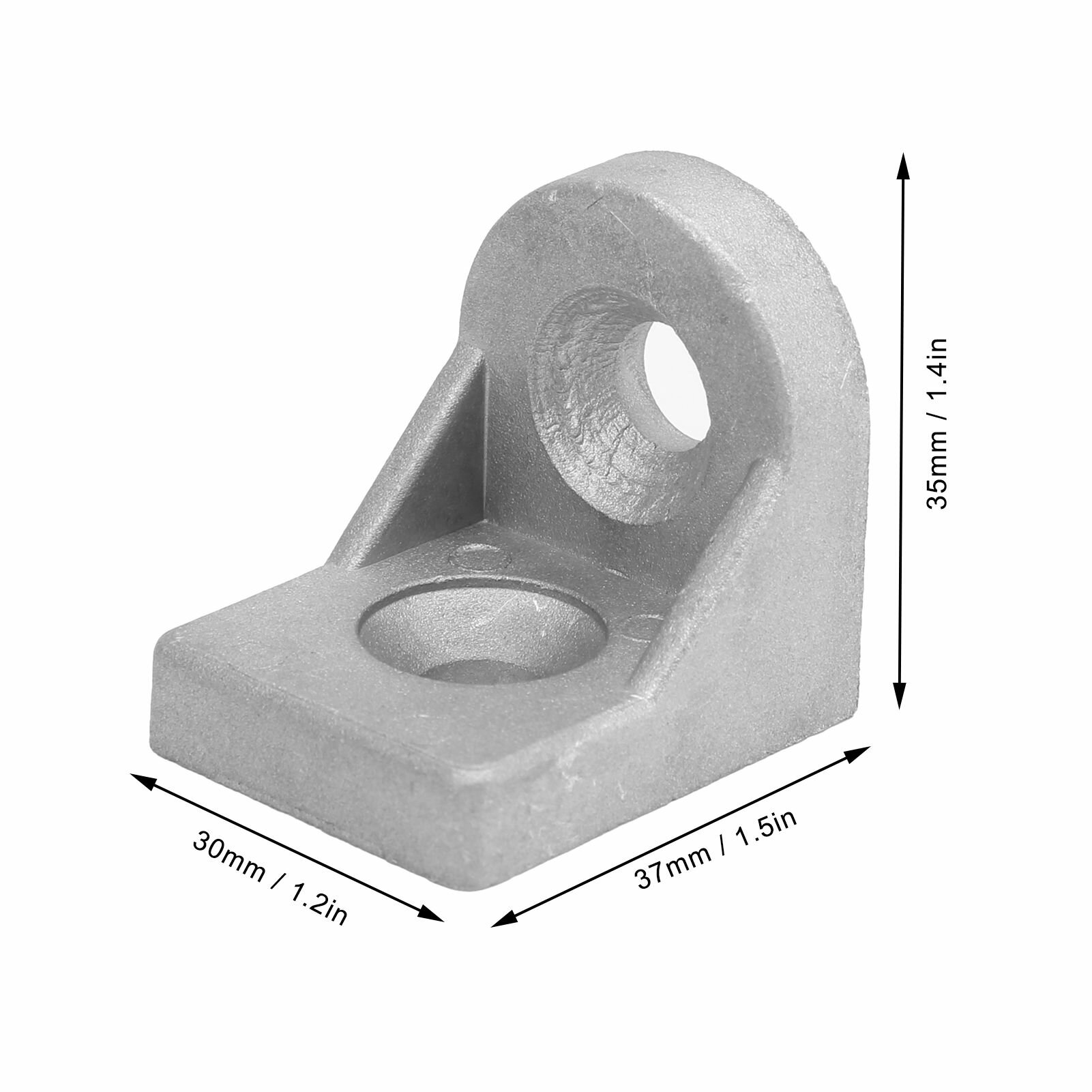 10 шт, угловой шарнир, экструзионный кронштейн, алюминиевый угол поворота, часть 2030404040, тип