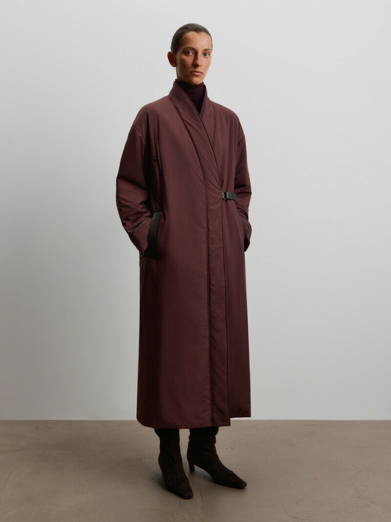 Пальто утепленное