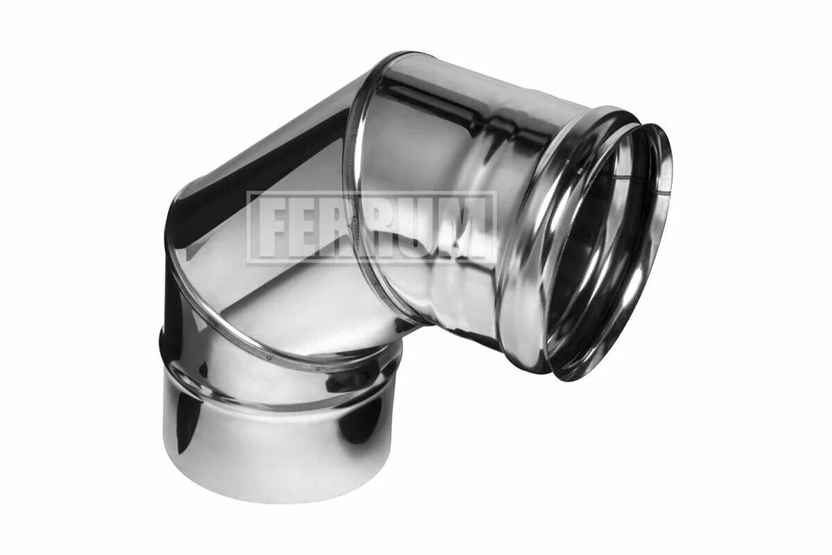 Ferrum Колено трубопроводное 0.8 мм, 90 г, диаметр 115 мм, f2418 оригинал