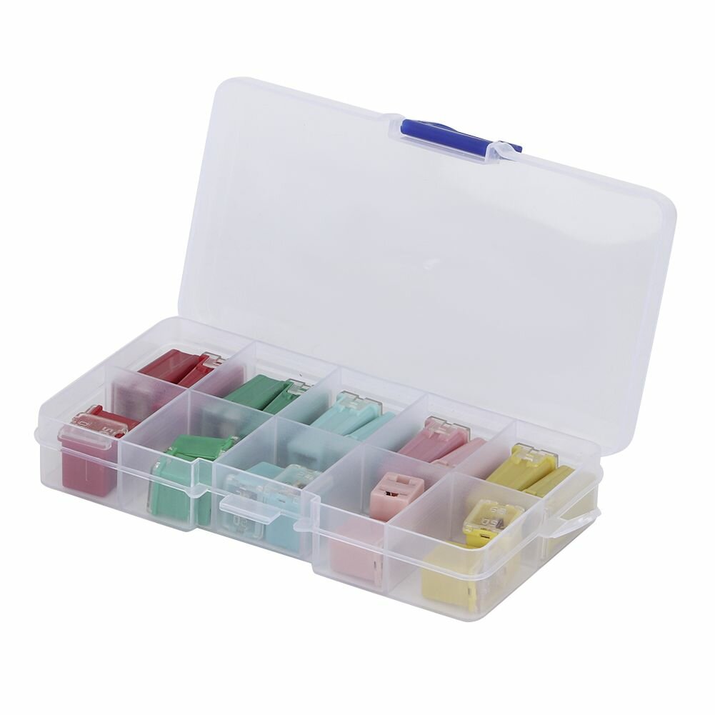 Набор прямоугольных предохранителей, 20 шт, предохранитель на приборной панели 20A, 30A, 40A, 50A, 60A для автомобилей в Японии и США