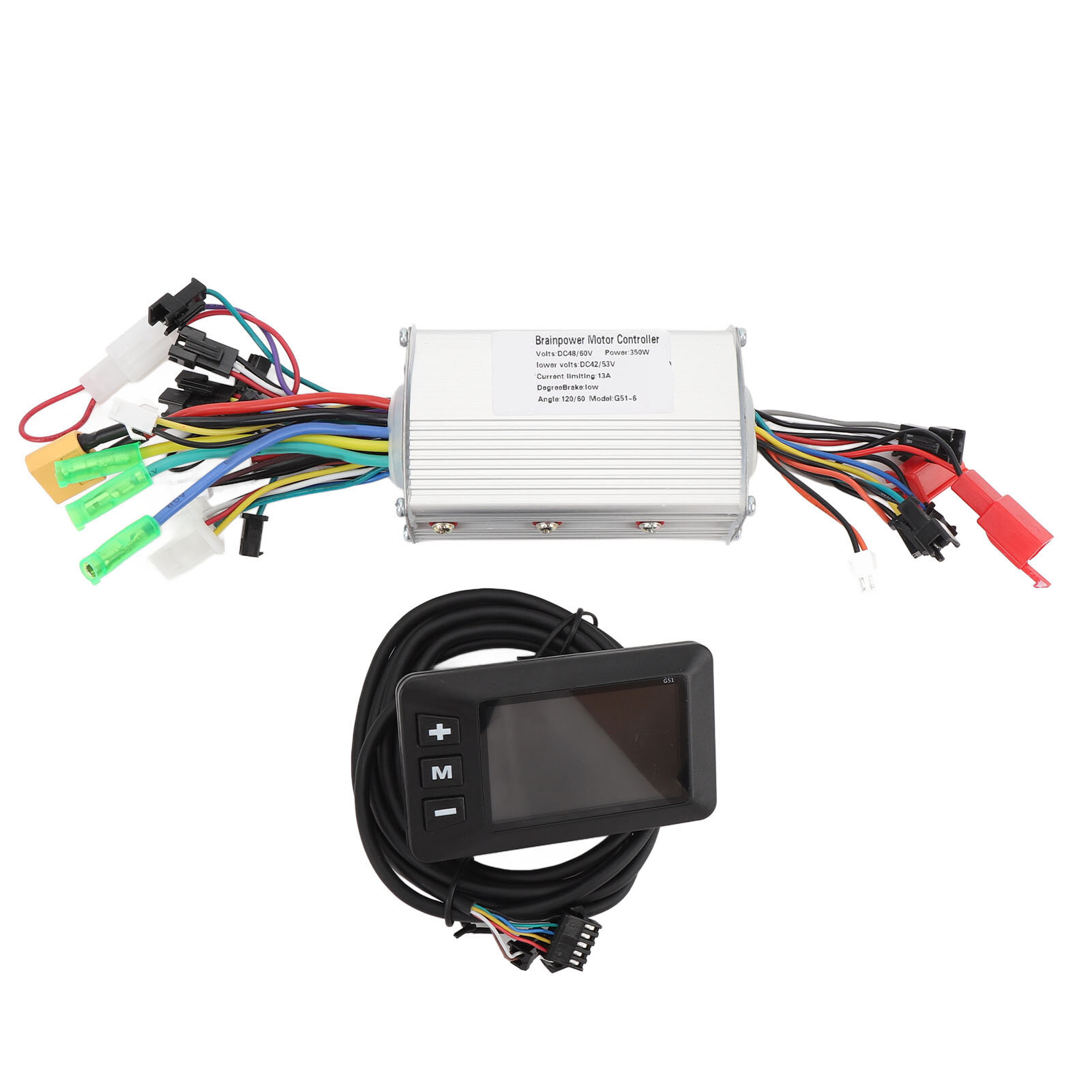 48 60 В 350 Вт бесщеточный контроллер панели управления комплект контроллер двигателя с ЖК-дисплеем G51 комплект панели для электрического велосипеда скутера