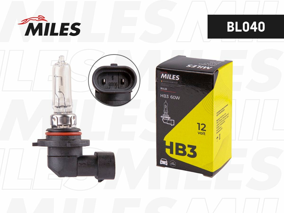 Автолампа HB3 9005 12V 60W P20d, для Хендай Акцент 4, 5, Солярис, КИА Рио 4, Тойота Королла арт BL040