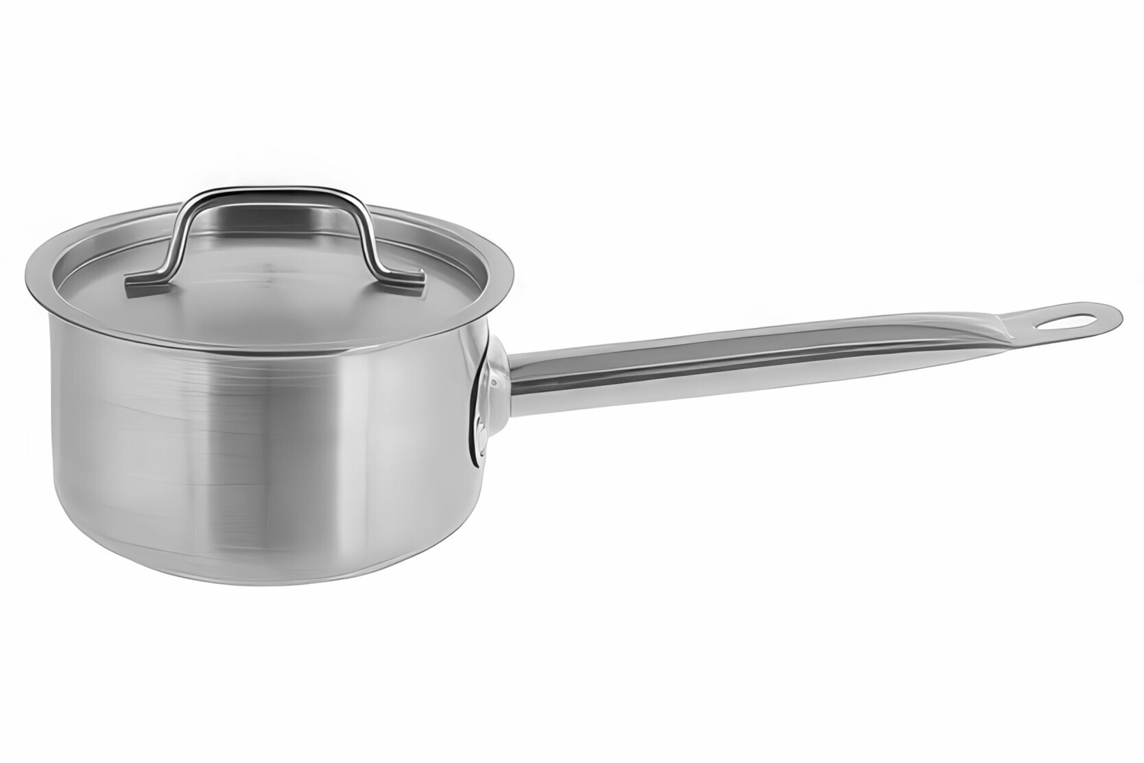 Ковш Appetite "Professional", 1,3 л, нержавеющая сталь, с крышкой, цвет стальной