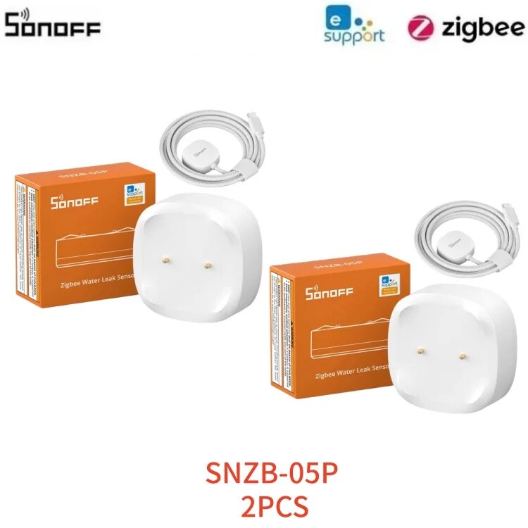 SONOFF SNZB-05P Датчик утечки воды SNZB-05P (2PCS)